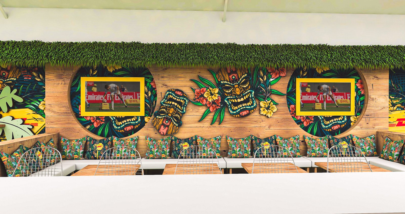 DHL, Dubai Rugby 7s - Demaci Designs